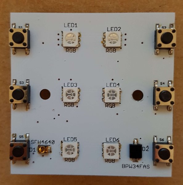 Tastsensor 6-fach mit RGB LEDs und Näherungserkennung